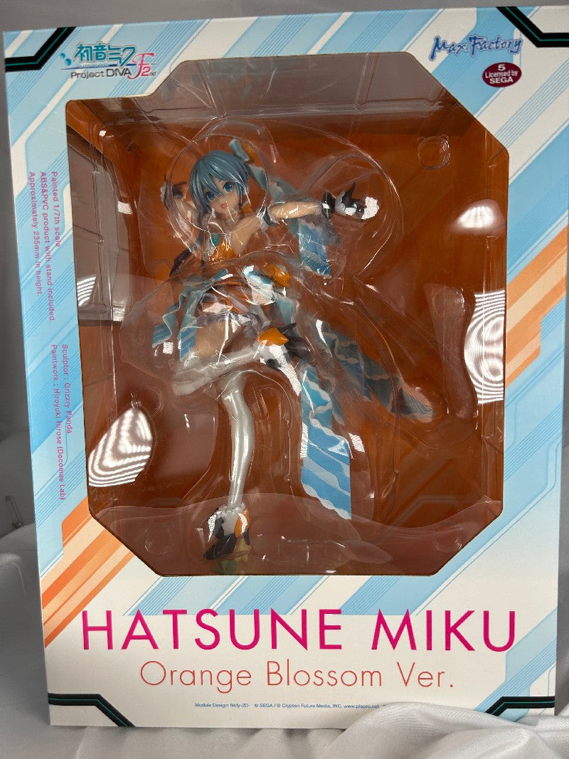 Hatsune Miku Project DIV A 2nd Hatsune Miku Orange Blossom Ver. scale ...